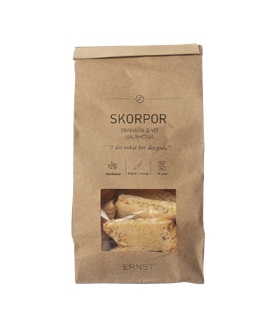 Skorpor, tranbär och vit valrhona
